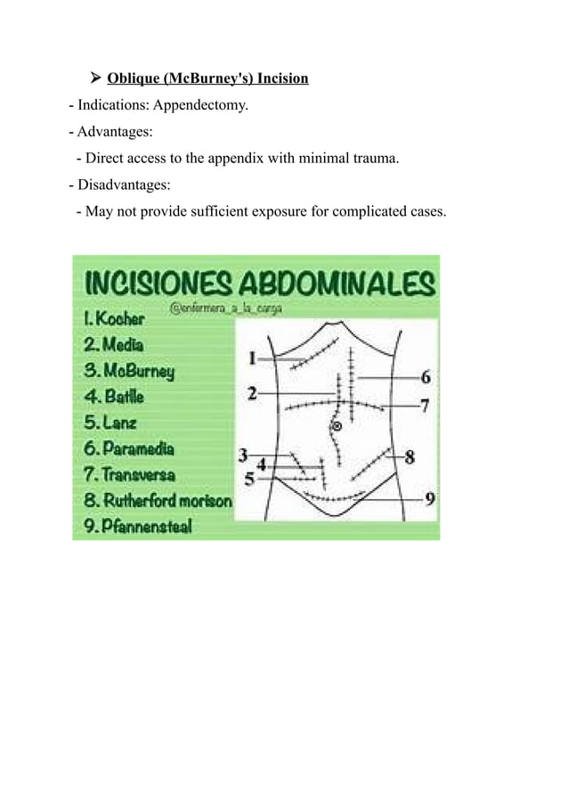 abdominal surgical incisions - general surgery.docx