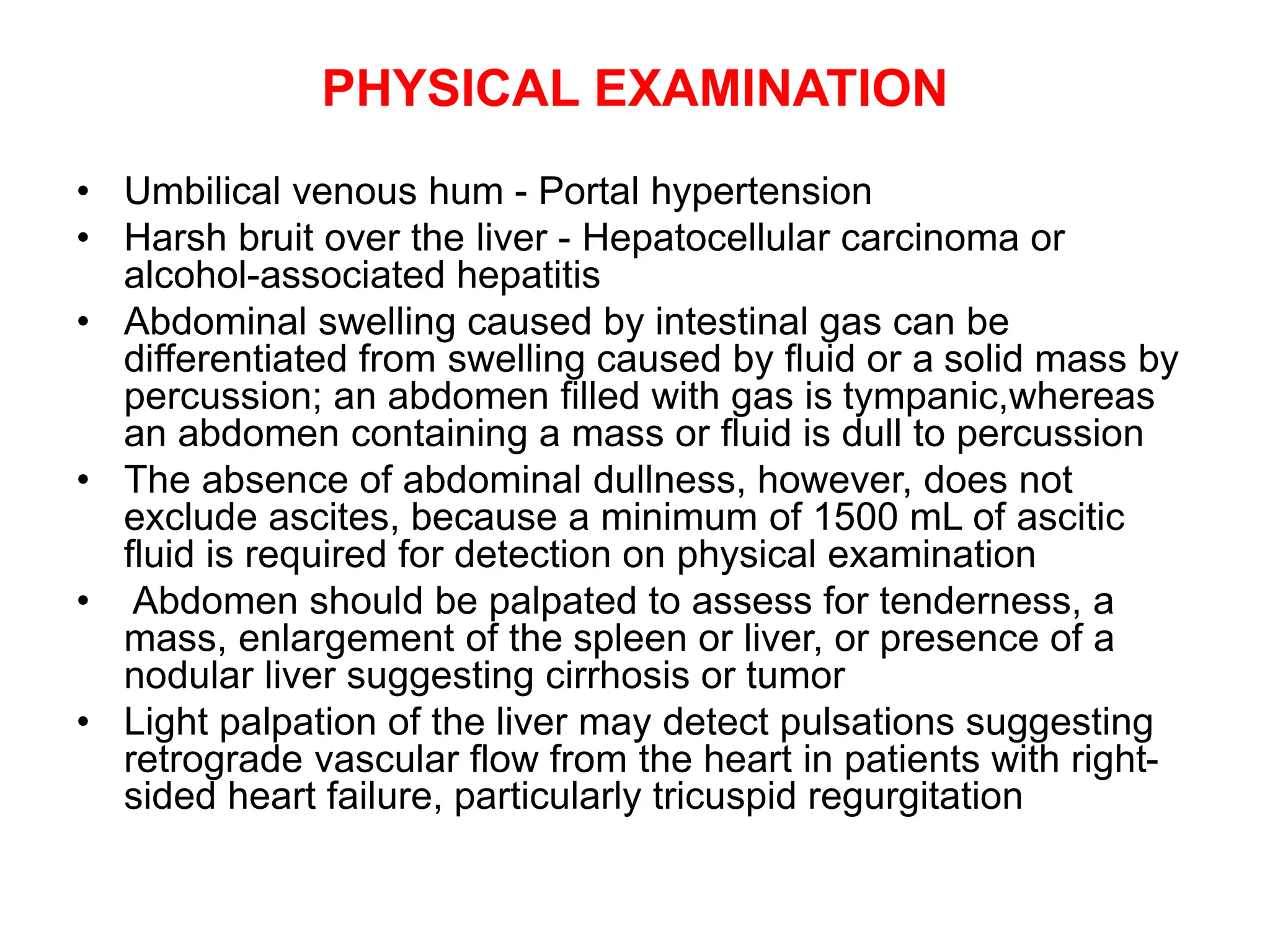 approach to ascites and abdominal swelling | PPTX