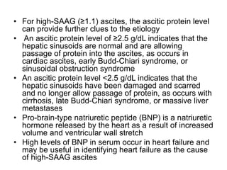 approach to ascites and abdominal swelling | PPTX