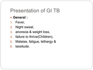 Abdominal tb | PPTX