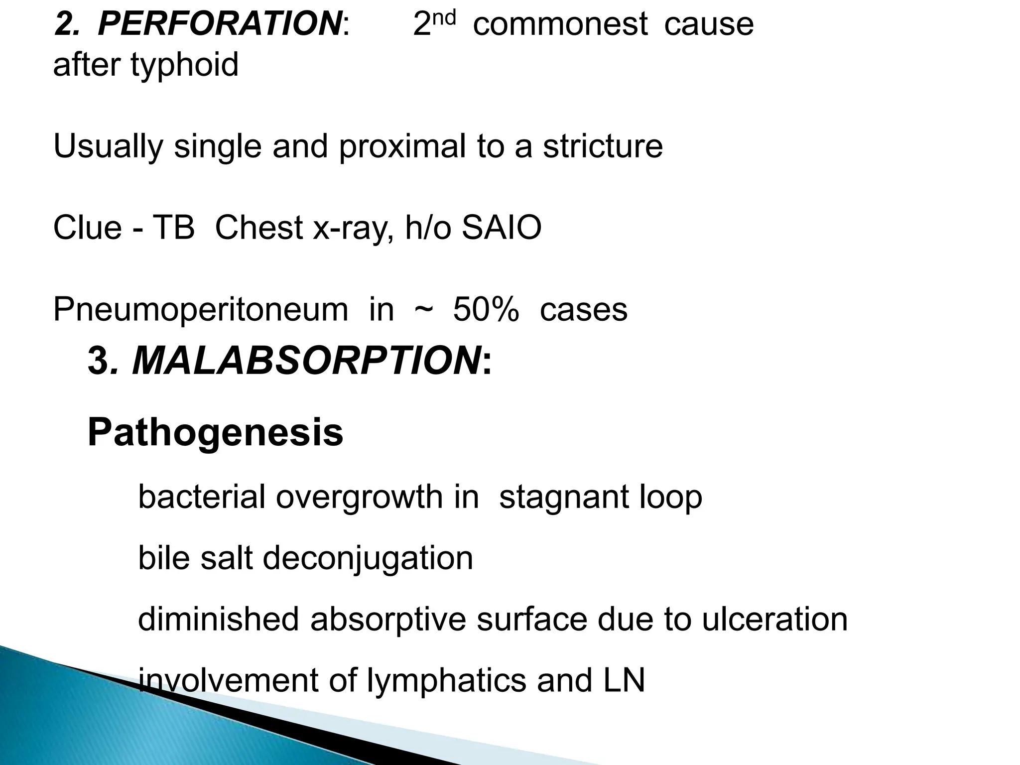 GASTROINTESTINAL TUBERCULOSIS ABDOMINAL TUBERCULOSIS | PPTX