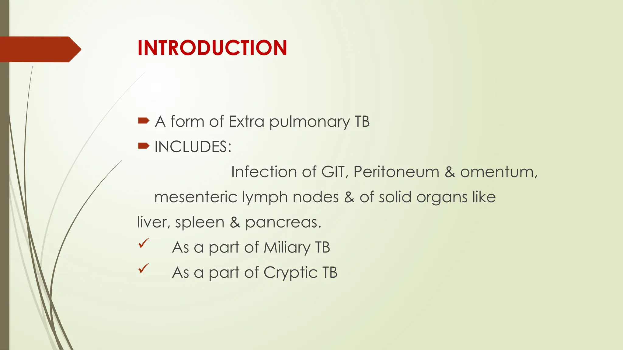 Abdominal Tuberculosis Types and Treatment | PPTX
