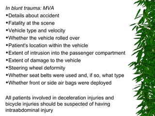 Abdominal trauma | PPT
