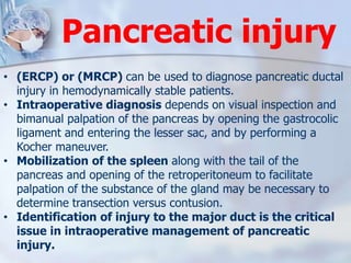 Abdominal trauma | PPTX