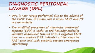 Abdominal trauma | PPTX