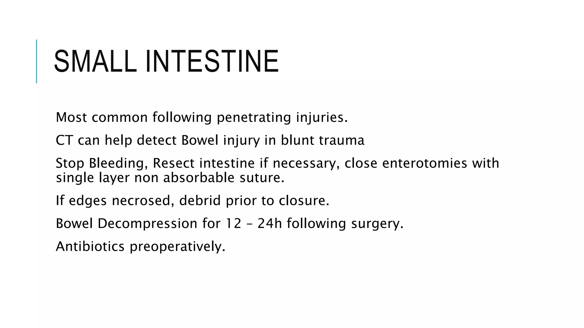 Abdominal trauma and Management | PPTX