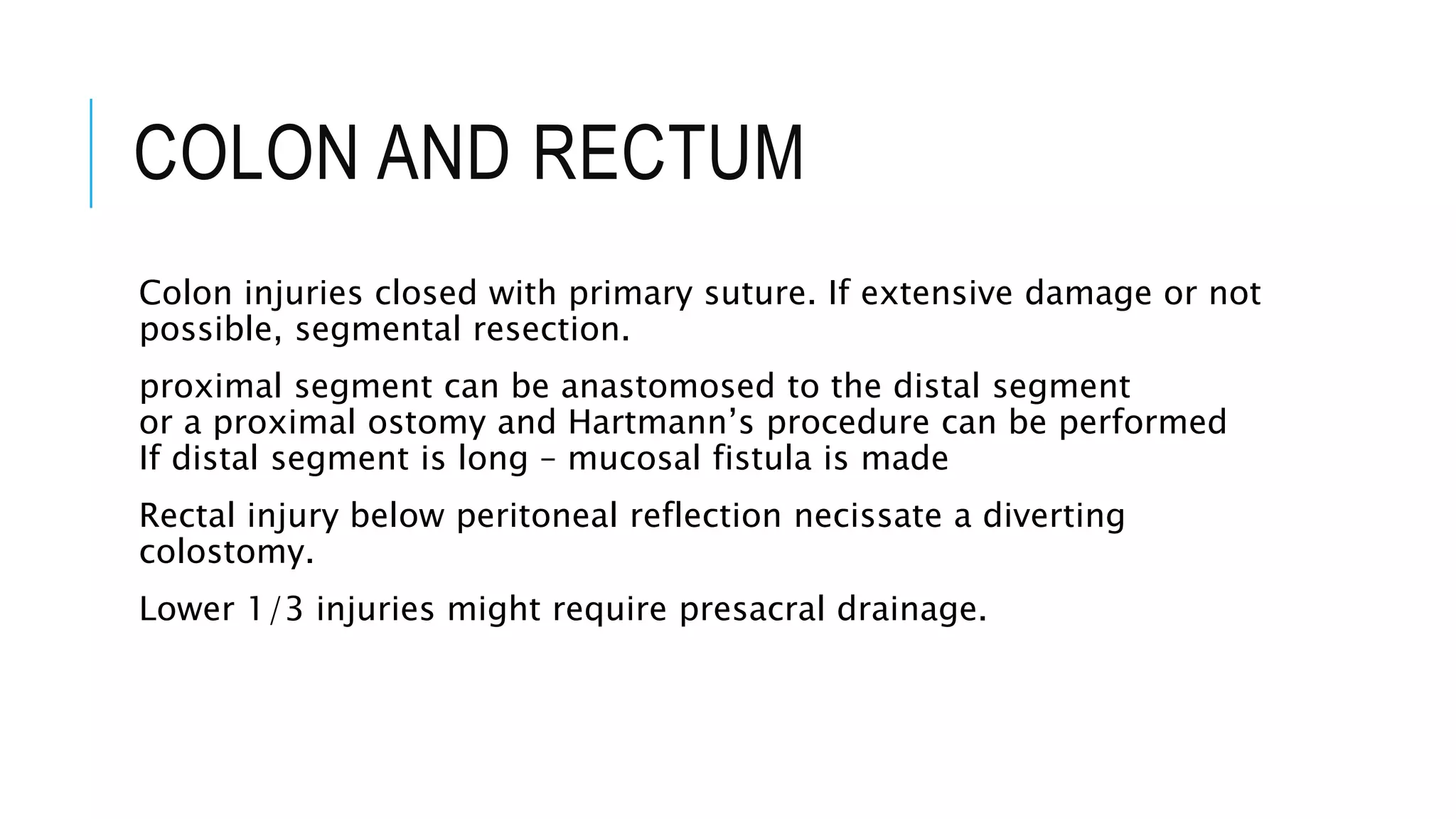 Abdominal trauma and Management | PPTX