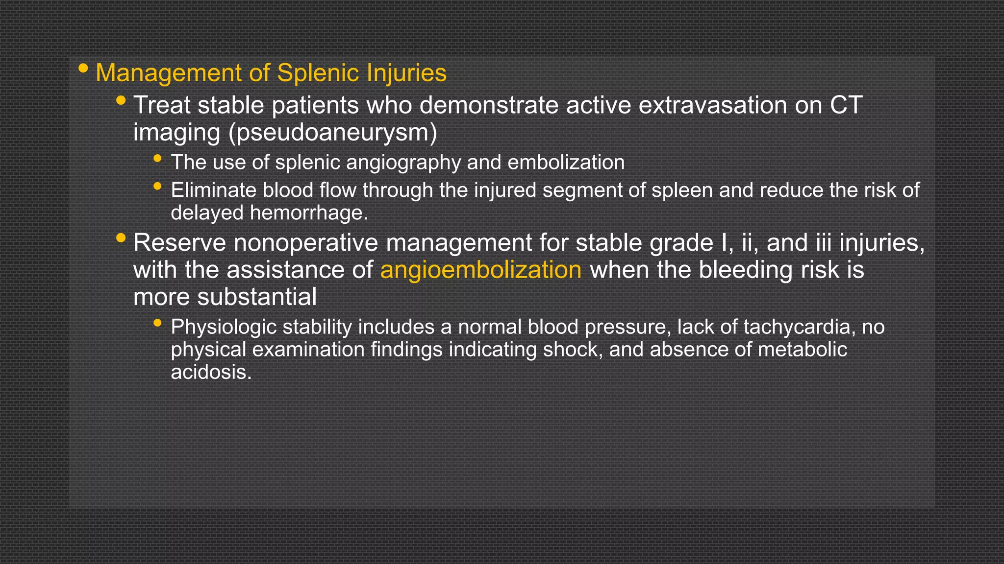 Abdominal trauma: diagnosis and management | PPTX
