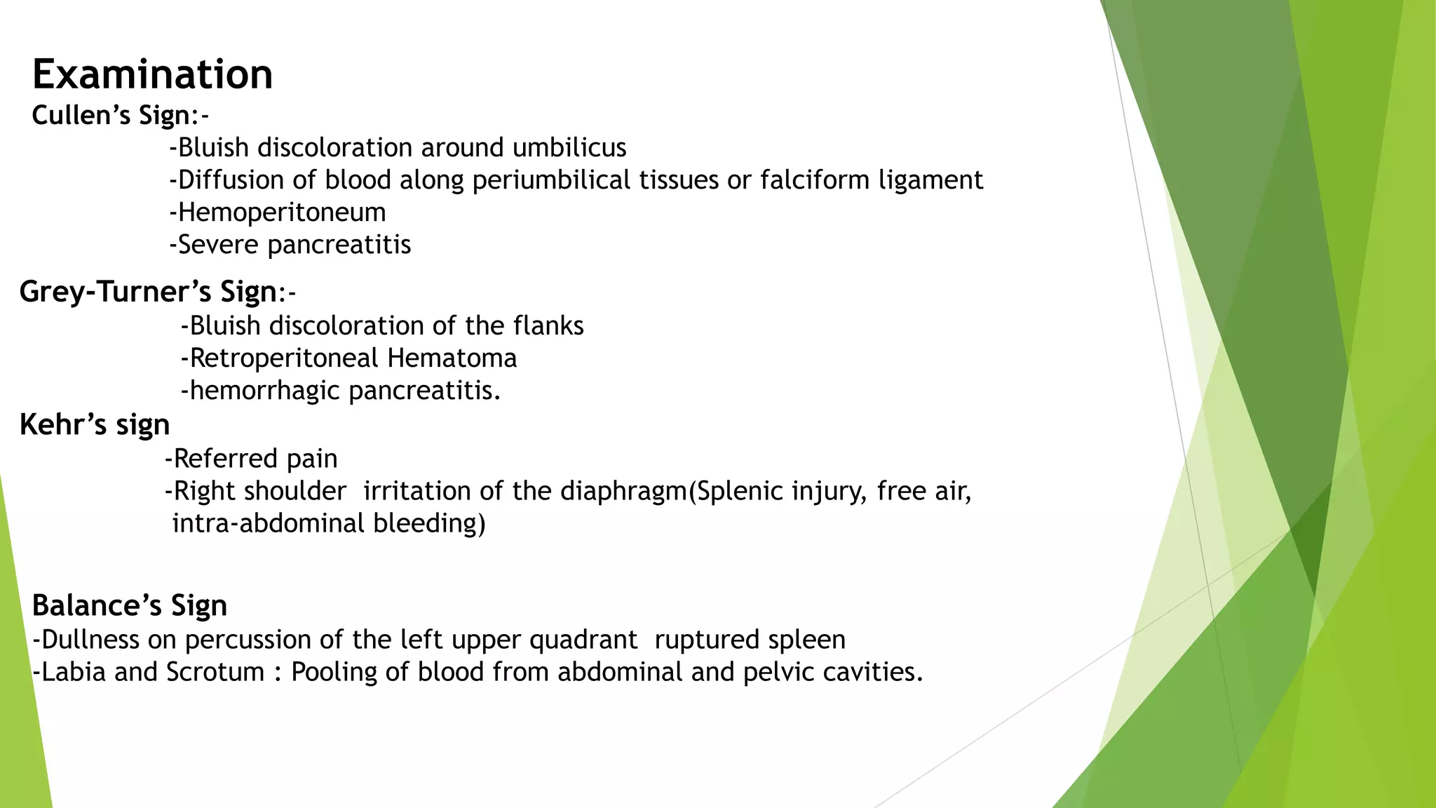 Abdominal trauma | PPTX