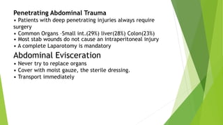 Abdominal trauma | PPTX