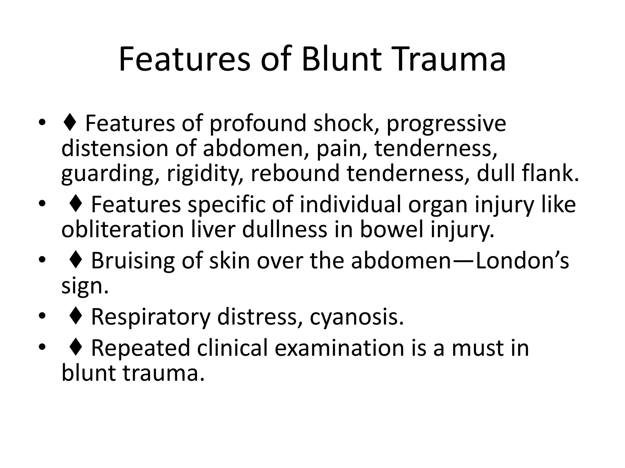 ABDOMINAL TRAUMA.pptx | Death, Injury, or Military Conflict | Sensitive ...