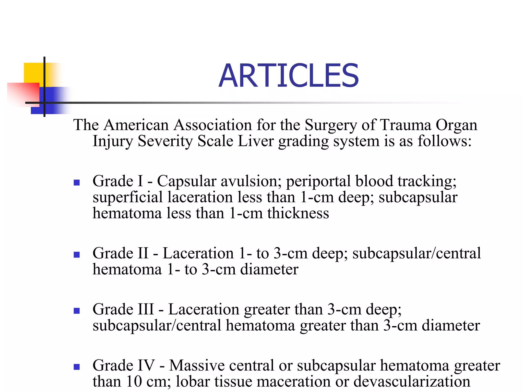 Abdominal Trauma.ppt | Death, Injury, or Military Conflict | Sensitive ...