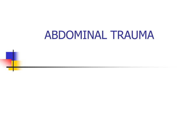 Abdominal Trauma.ppt