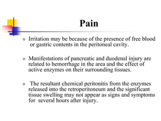 Abdominal Trauma.ppt | Death, Injury, or Military Conflict | Sensitive ...