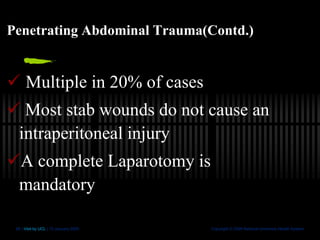 approach to a patient of Abdominal Trauma.pptx
