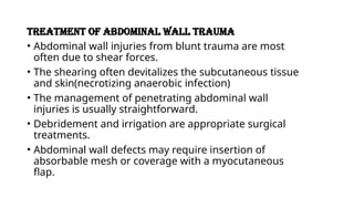 abdominal trauma powerpoint explained for medical students | PPT