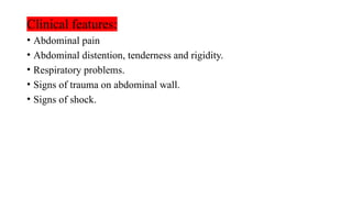 abdominal trauma powerpoint explained for medical students | PPT