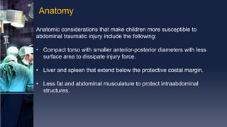 ABDOMINAL TRAUMA in pediatrics part one. | PPTX