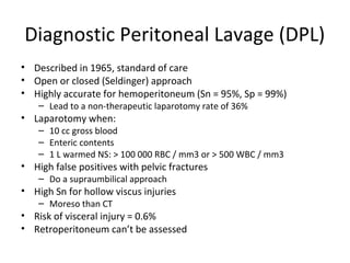 Abdominal trauma (1) | PPT