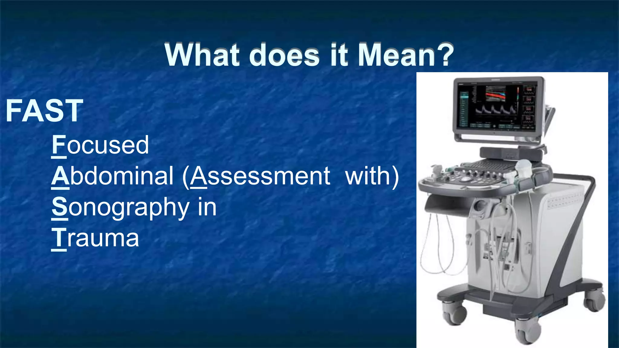 Abdominal Trauma and FAST scan (Dr. Derhim Afaqeeh , Yemen ) | PPTX
