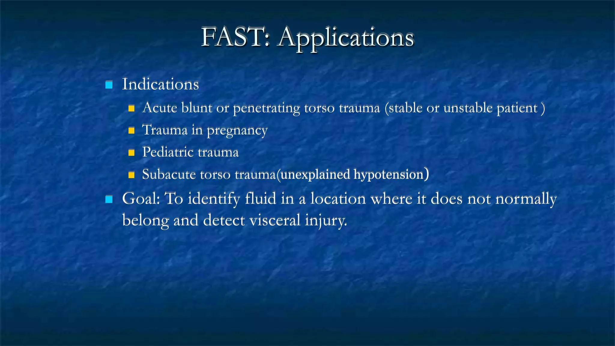 Abdominal Trauma and FAST scan (Dr. Derhim Afaqeeh , Yemen ) | PPTX