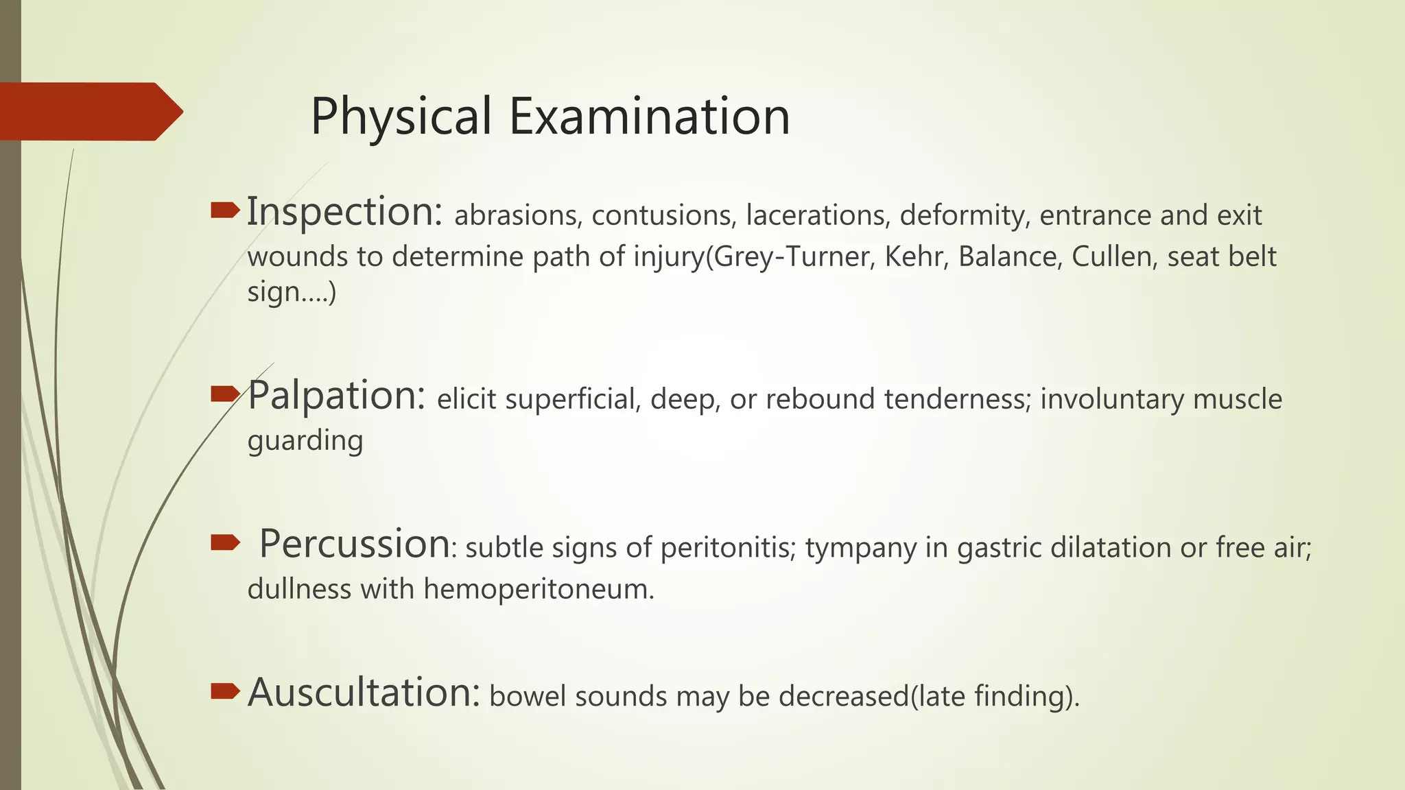 Abdominal trauma | PPTX
