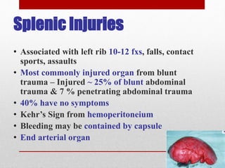 Abdominal Trauma for Nursing | PPTX