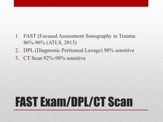 Abdominal Trauma for Nursing | PPTX