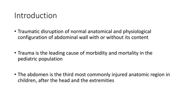 Management of Abdominal Trauma in Children.pptx