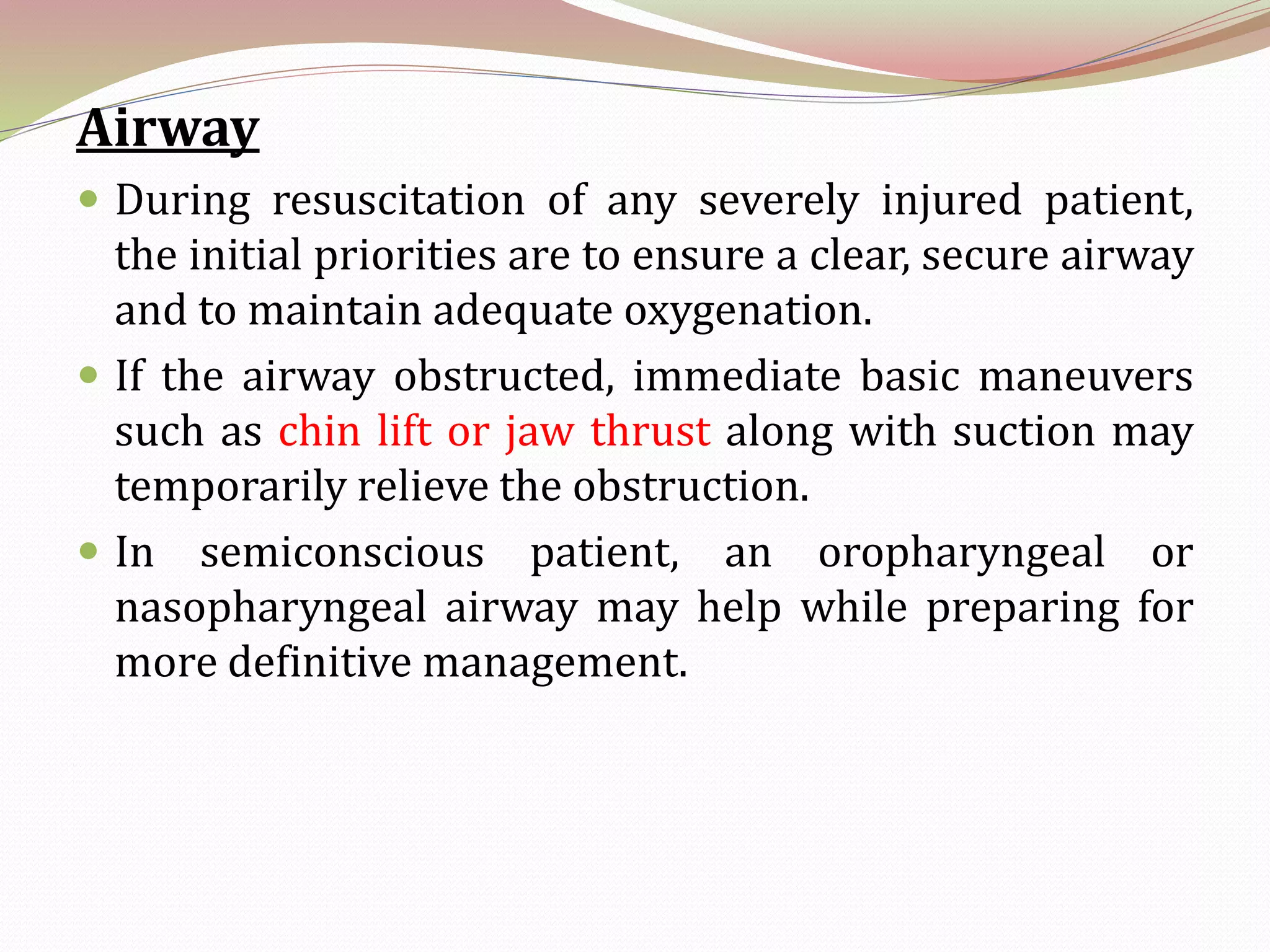 Abdominal trauma management | PPTX