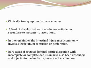 Abdominal trauma management | PPTX