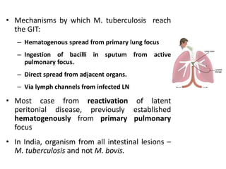 Abdominal tuberculosis | PPTX