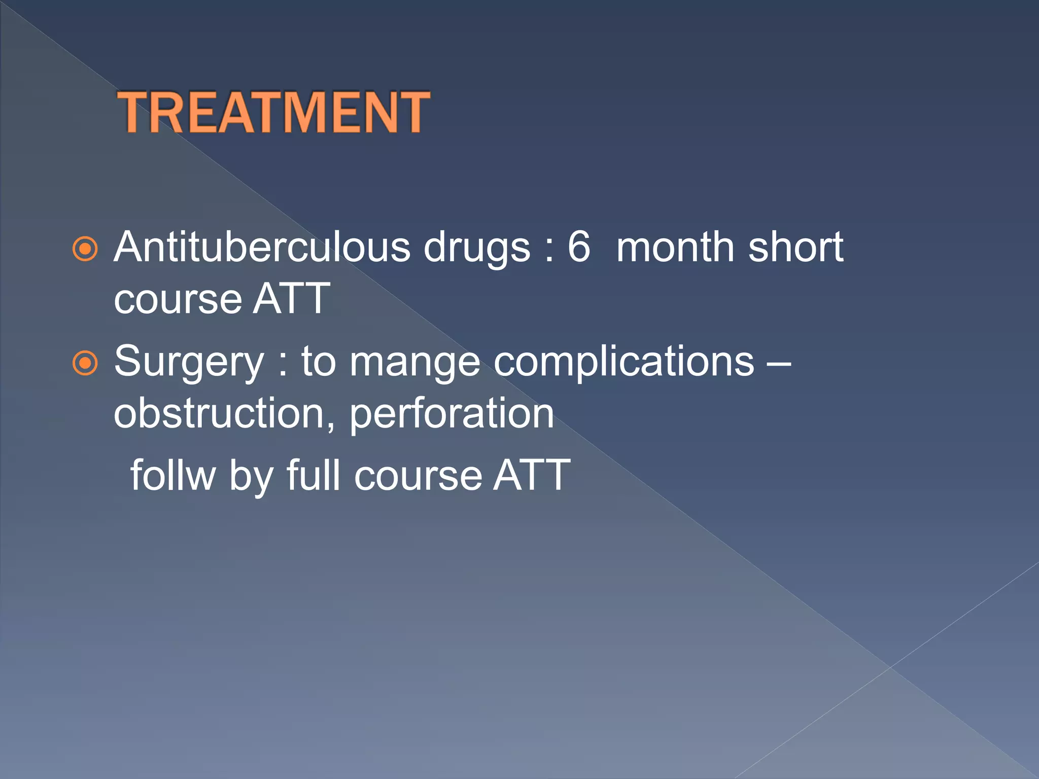 Abdominal tuberculosis | PPTX | Digestive Disorders | Diseases and ...