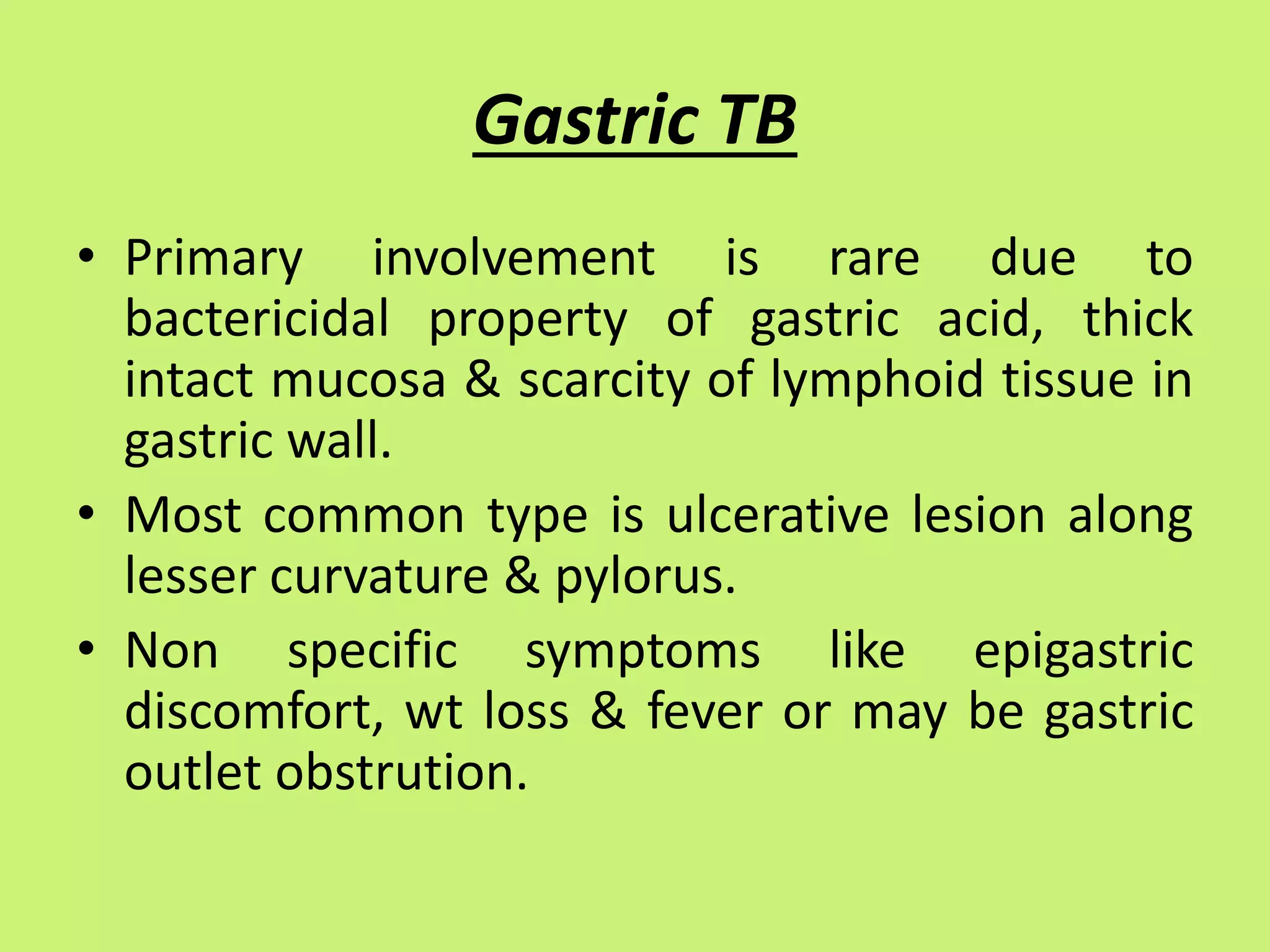 Abdominal tuberculosis | PPTX