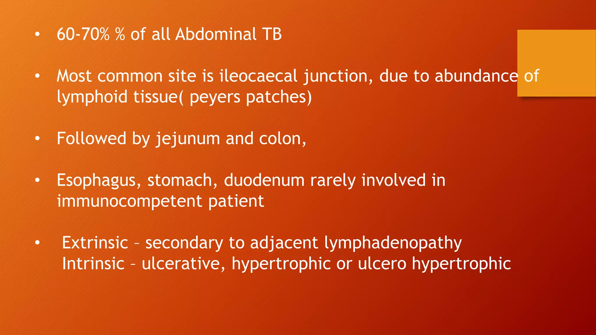 Abdominal tuberculosis | PPTX