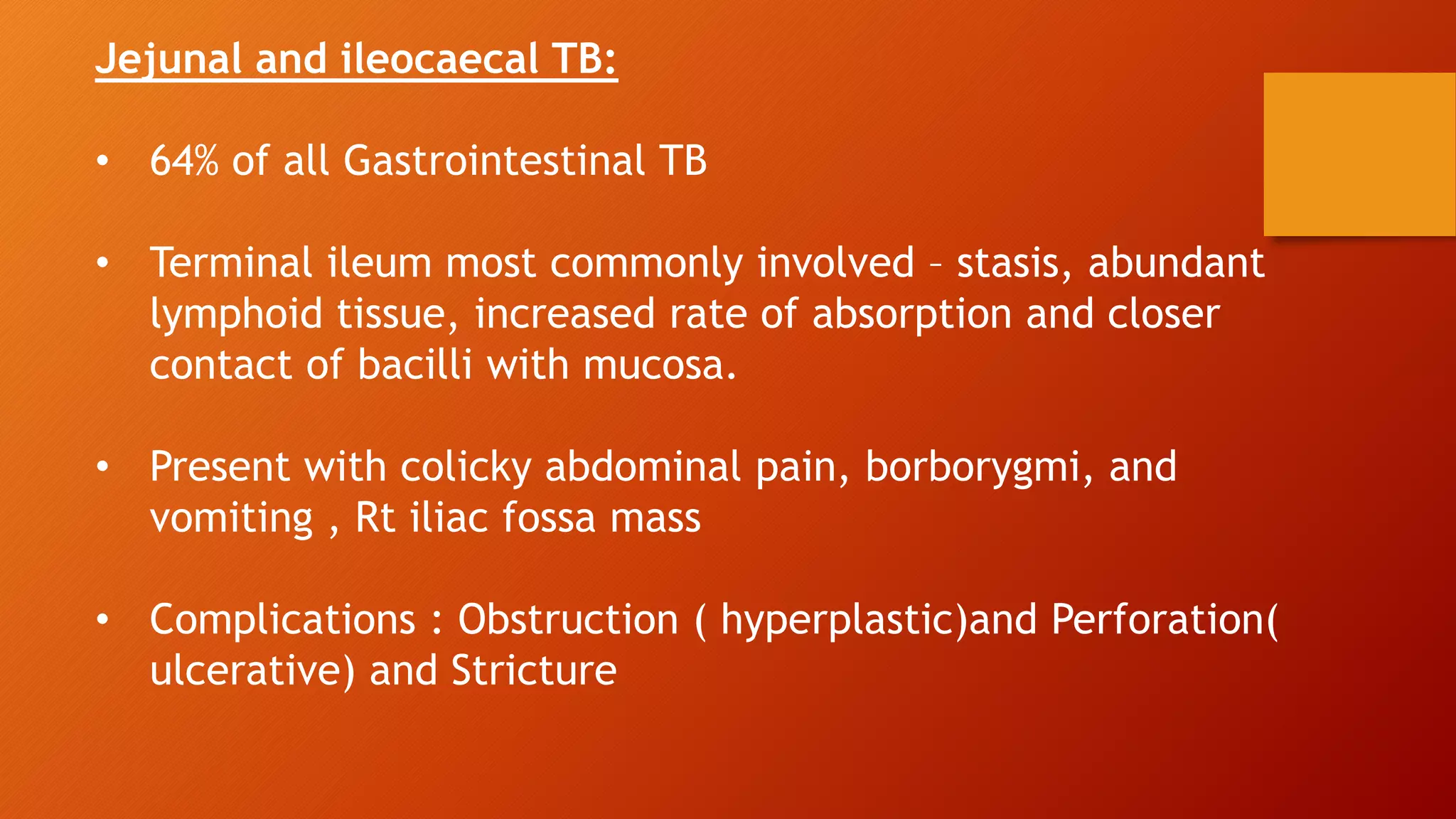 Abdominal tuberculosis | PPTX