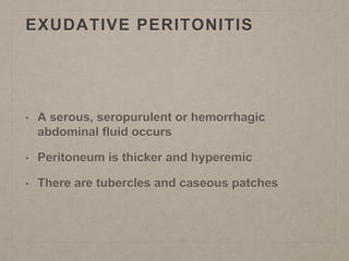 Abdominal Tuberculosis - Dr. Julius King Kwedhi | PPT