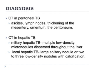 Abdominal Tuberculosis by Dr Sabu Augustine | PPT