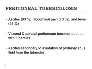 Abdominal Tuberculosis by Dr Sabu Augustine | PPTX