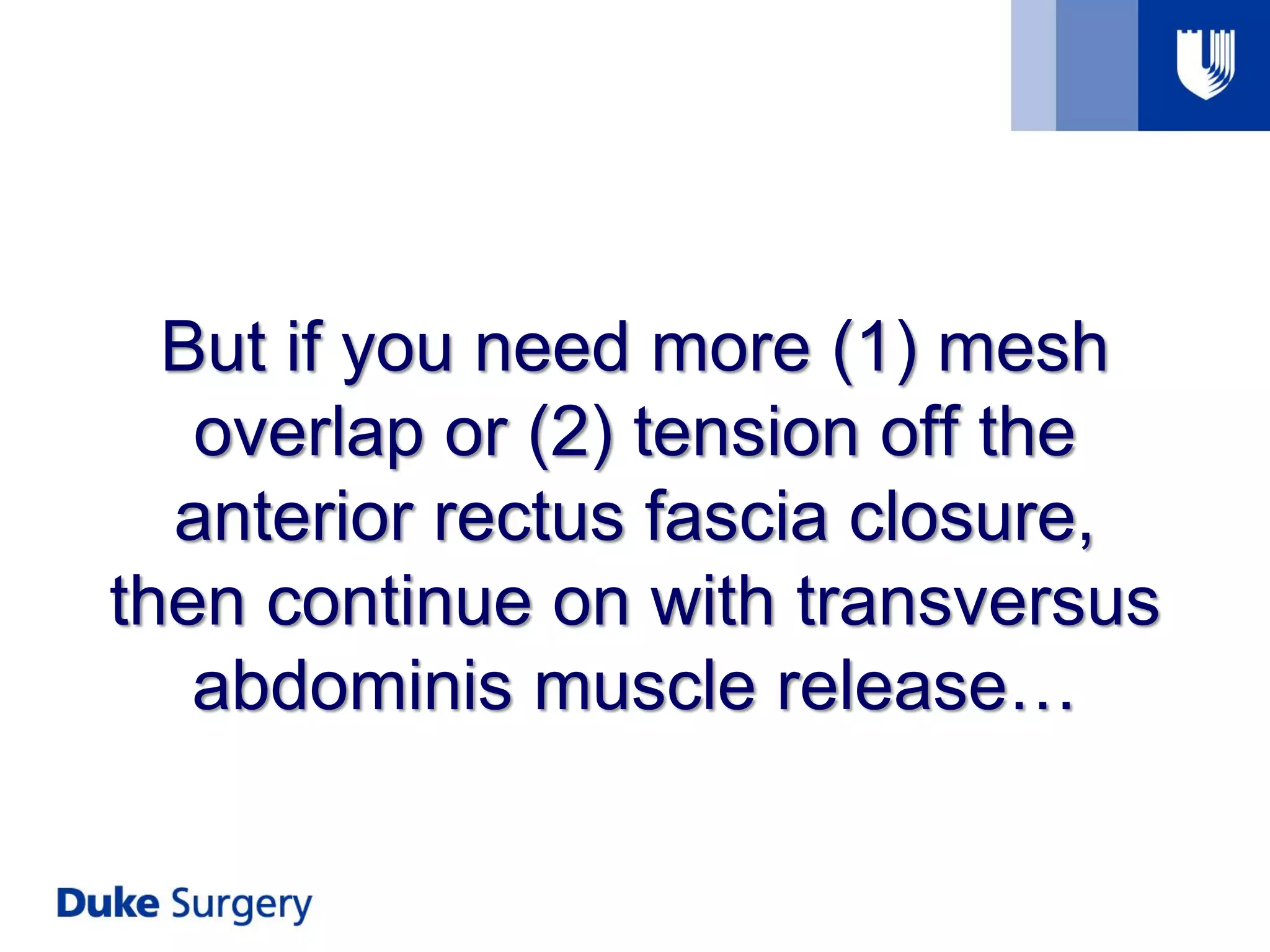 Abdominal wall anatomy with respect to understanding component ...
