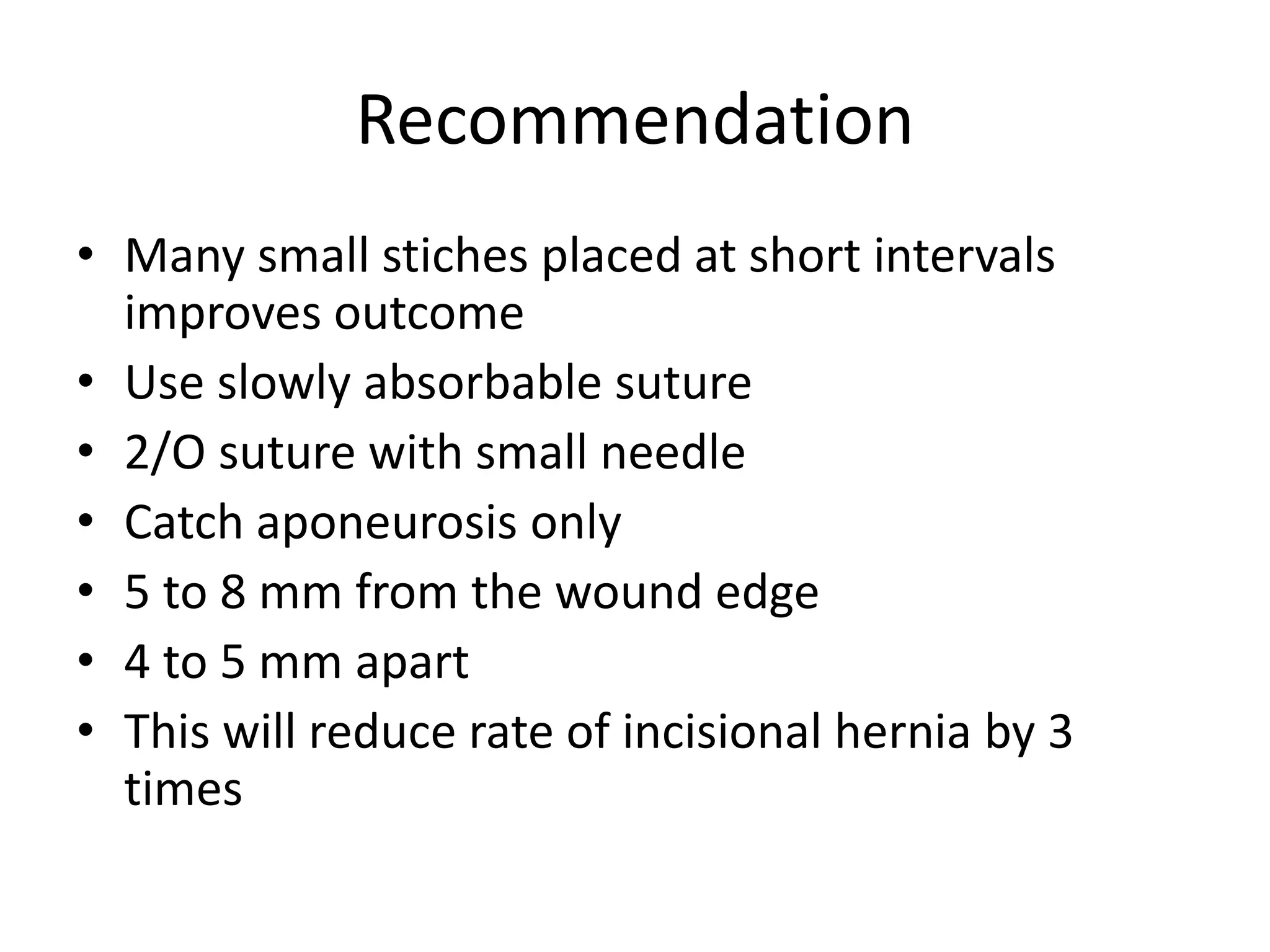 Abdominal Wall Closure Pptx Surgery Medical Health