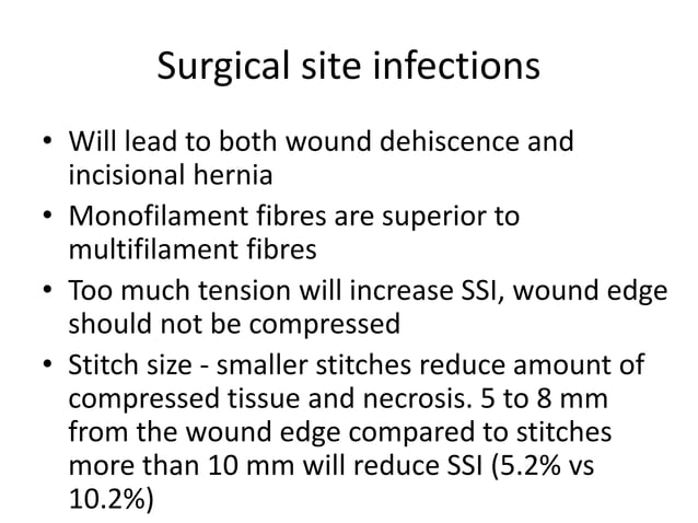 Abdominal wall closure | PPTX | Surgery | Medical Health