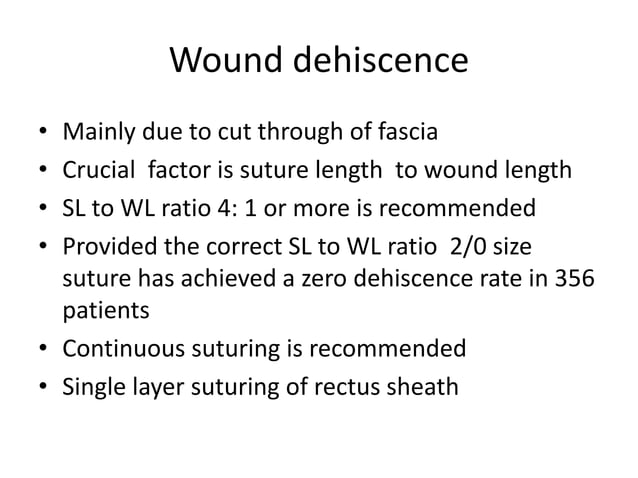 Abdominal wall closure | PPT