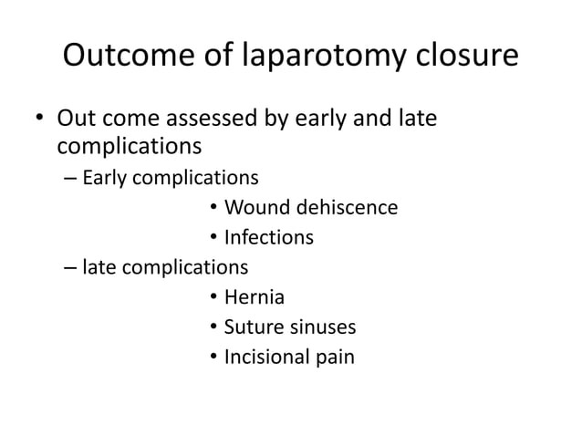 Abdominal wall closure | PPTX | Surgery | Medical Health