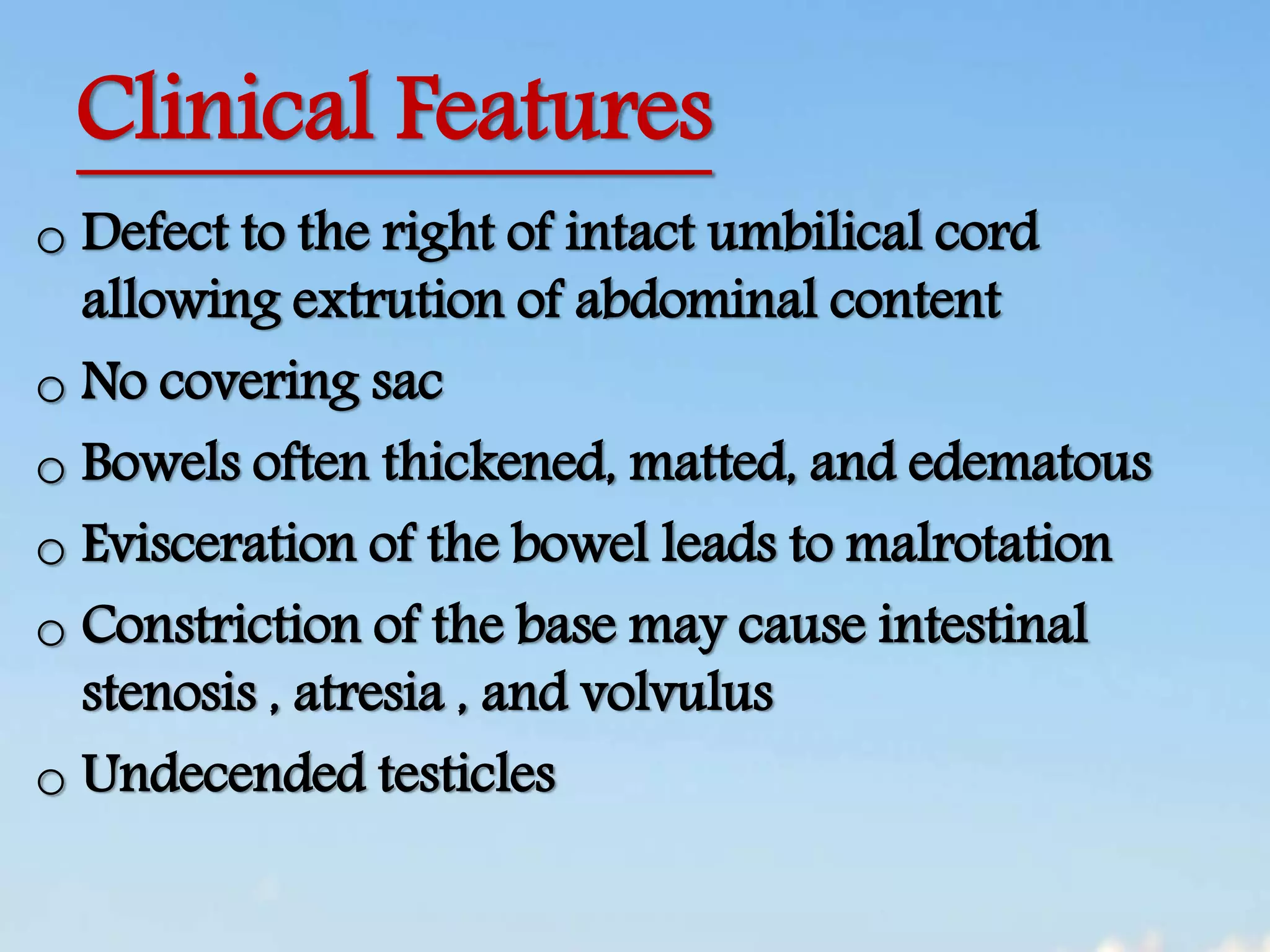 Abdominal wall defect | PPTX