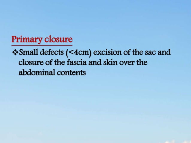 Abdominal wall defect | PPTX