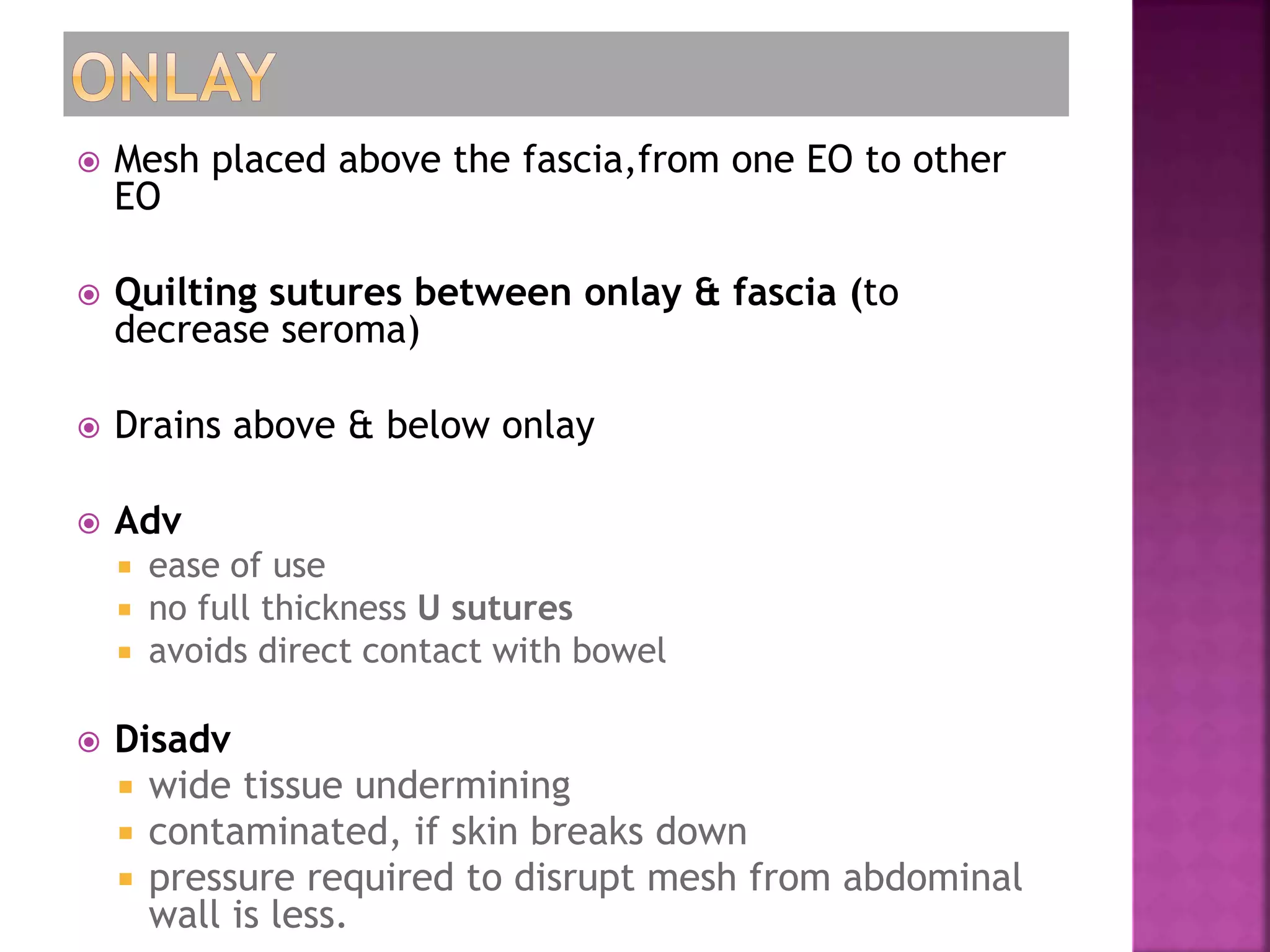 Abdominal wall defect reconstruction | PPTX