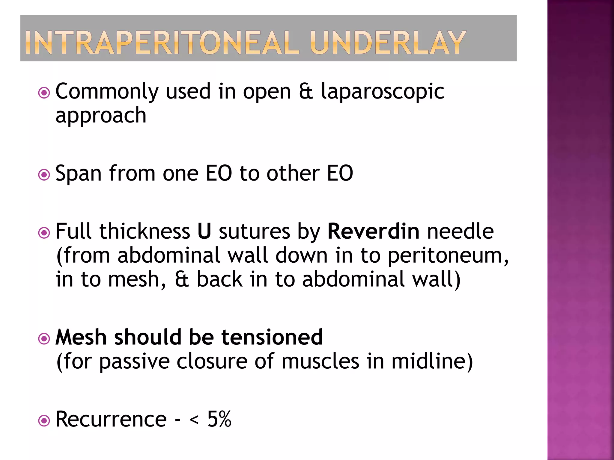 Abdominal wall defect reconstruction | PPTX