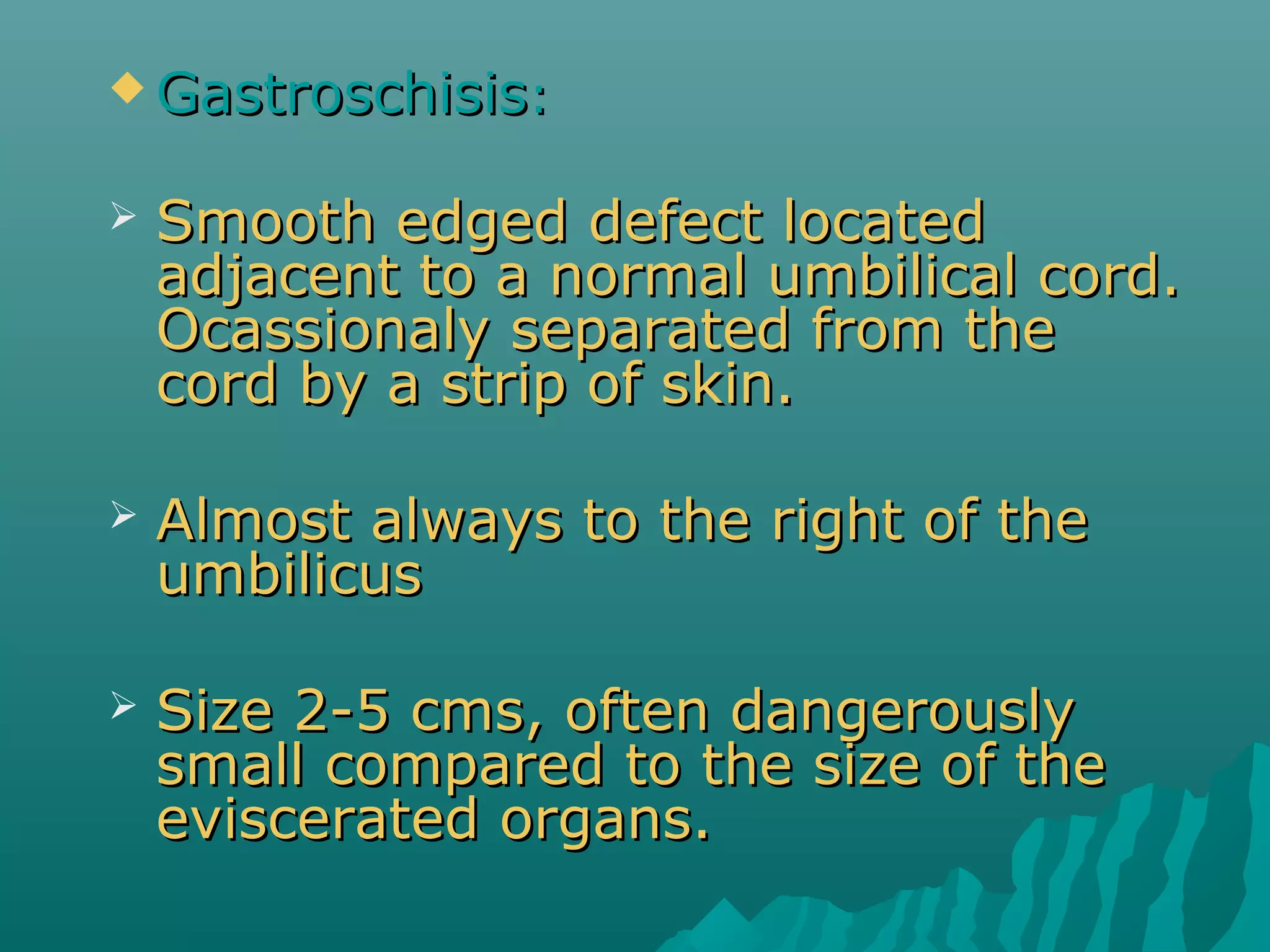 Abdominal wall defects | PPT