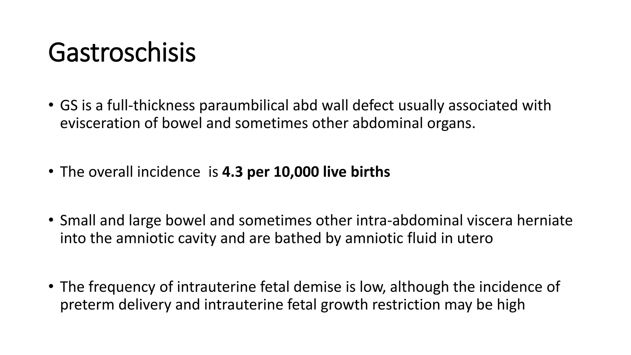 ABDOMINAL WALL DEFECTS in neonate and older childrenx | PPTX